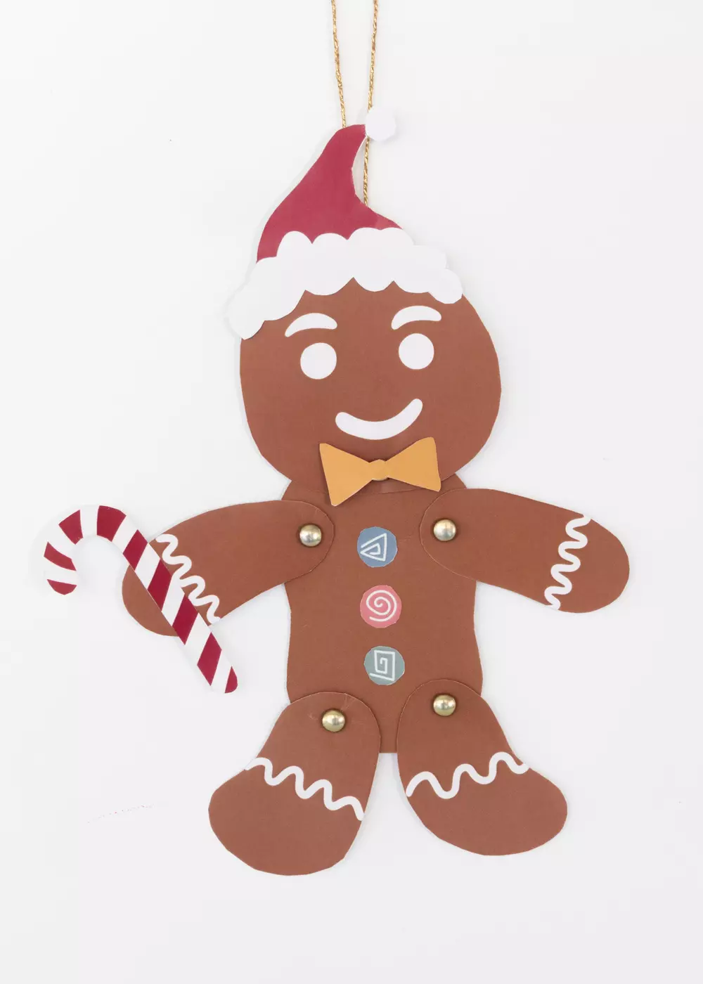 Lebkuchenmann basteln – süße Deko zur Weihnachtszeit