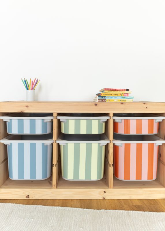 Klebefolie für IKEA TROFAST Boxen klein & mittel - 6er Set