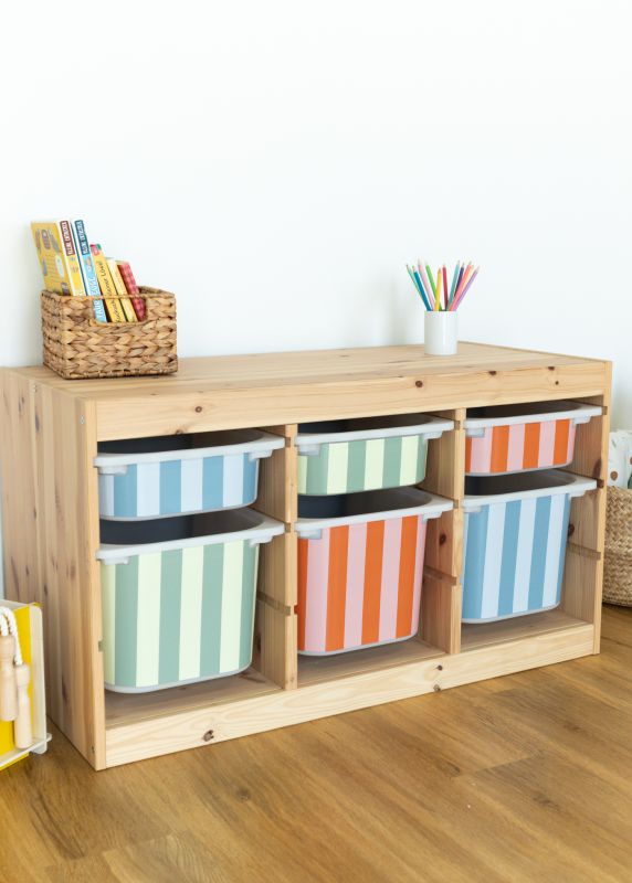 Klebefolie für IKEA TROFAST Boxen klein & mittel - 6er Set