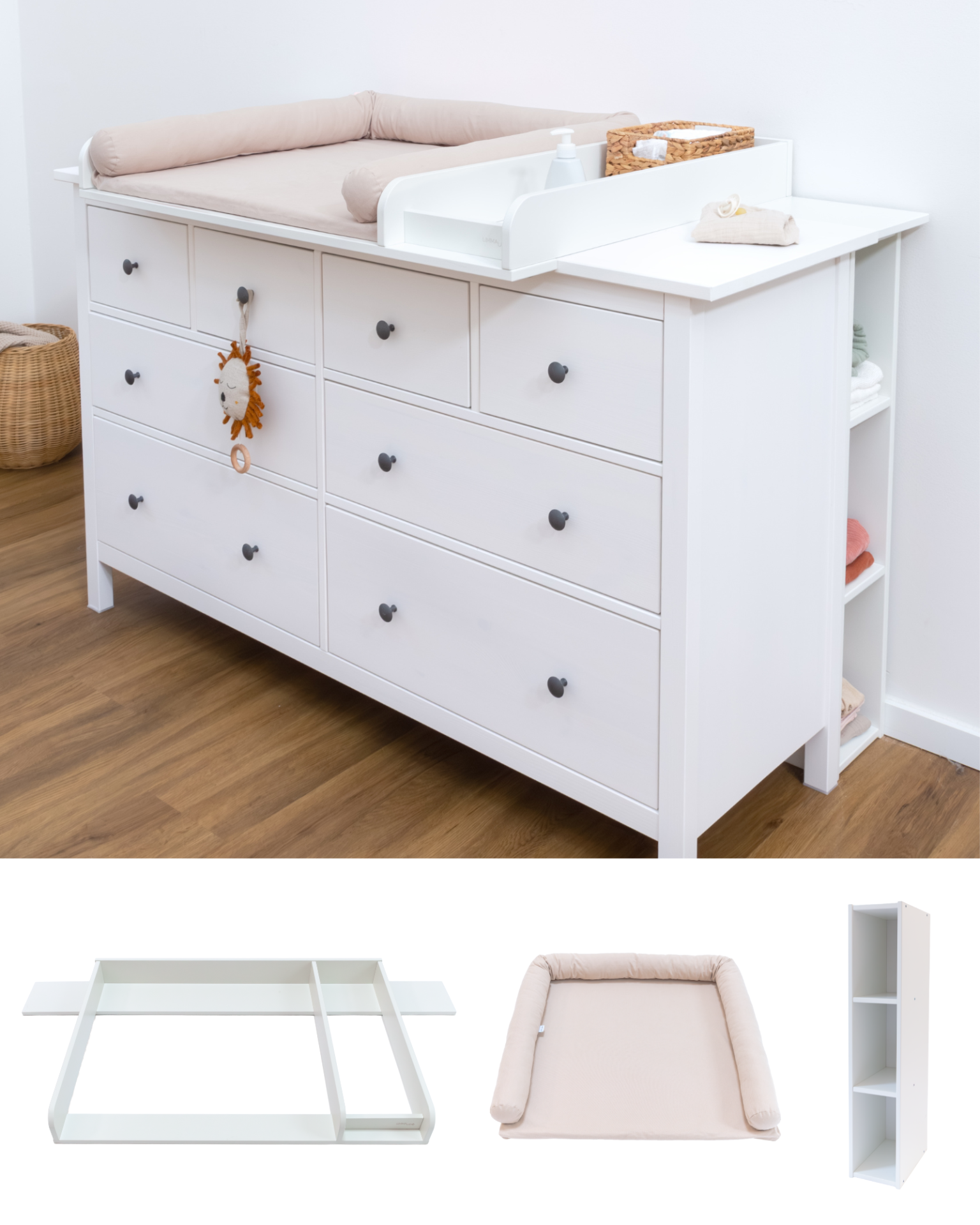 Wunderschãne Hemnes Kommode Wickeltisch Ebenbild