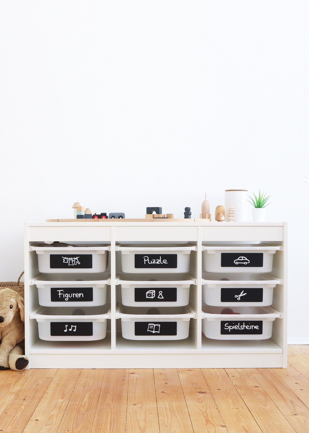 13 clevere IKEA Hacks mit dem TROFAST Regal ♥