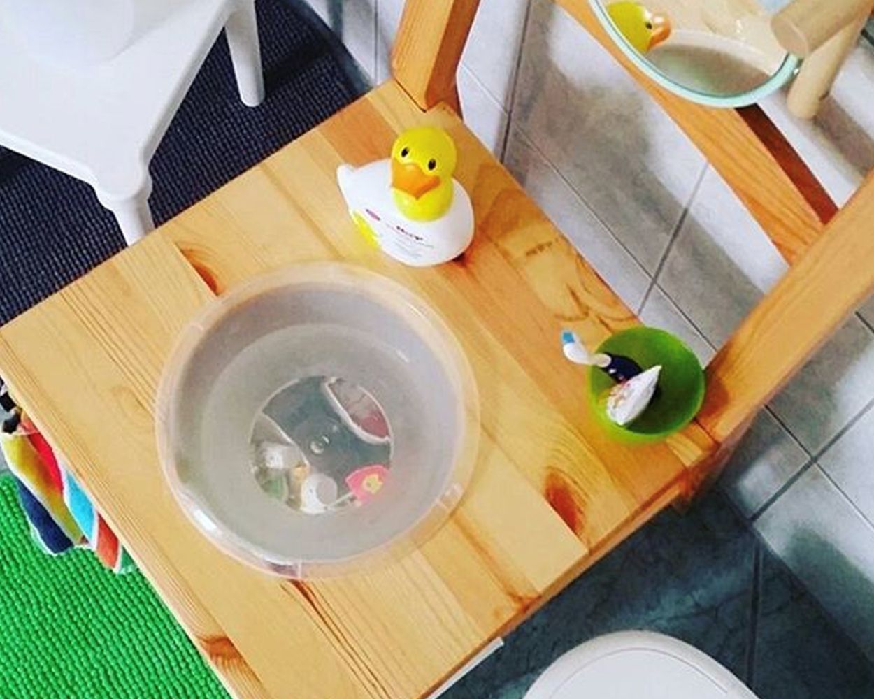 Wunderschöne Montessori Waschtisch Ikea Bilder