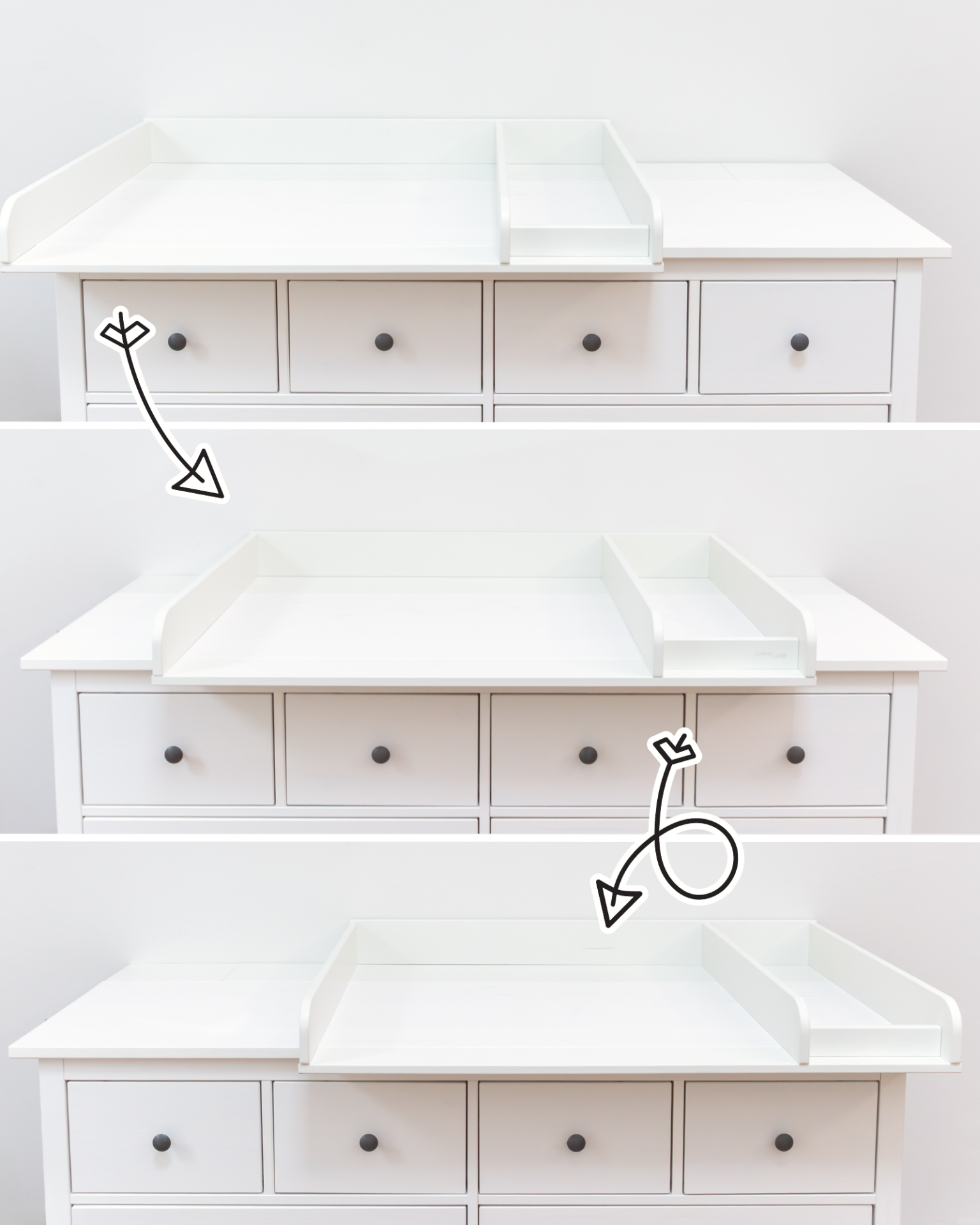 Wickelaufsatz Hemnes 160